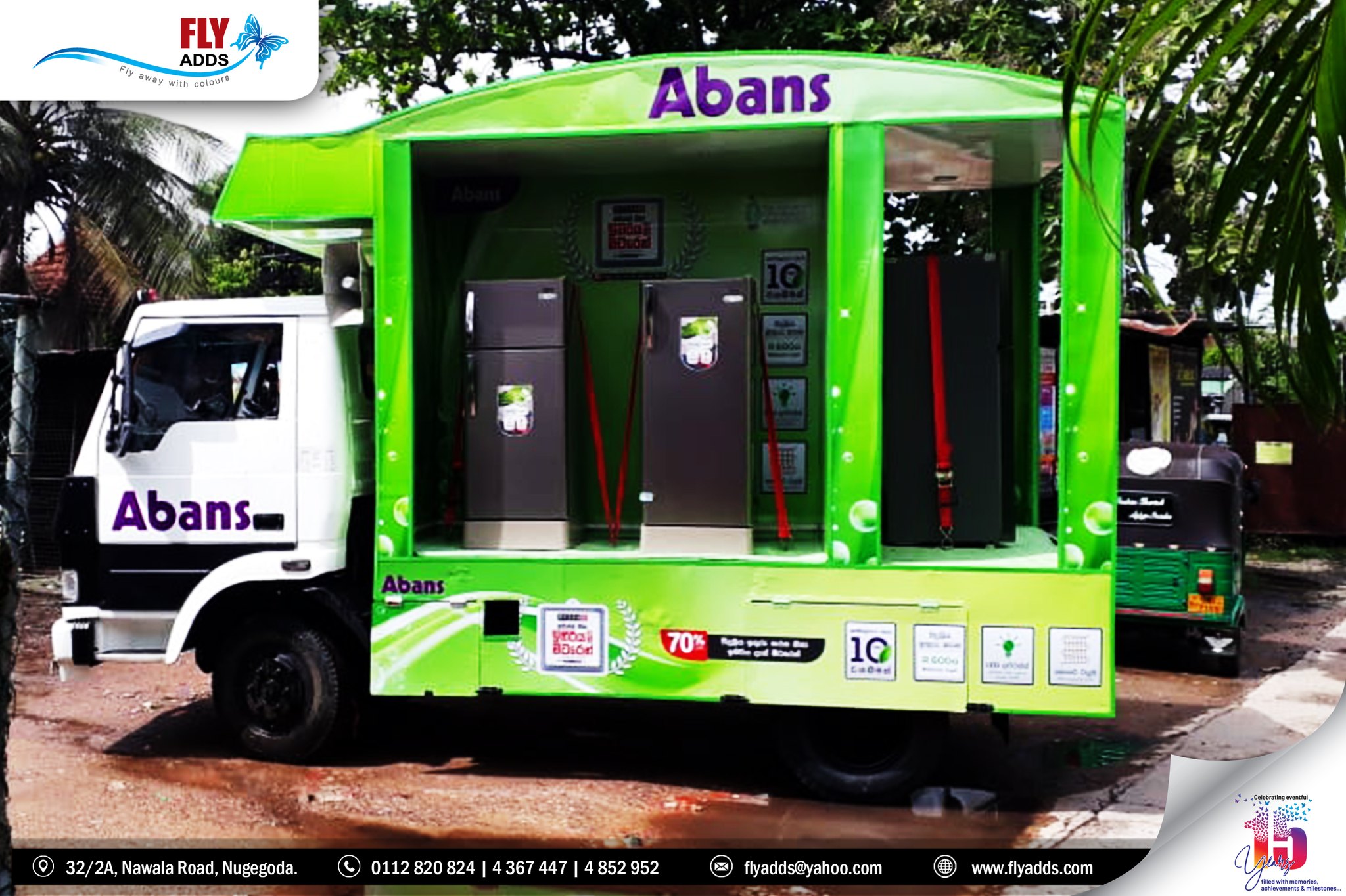 Abans Vehicle Branding – Fly Adds Pvt Ltd