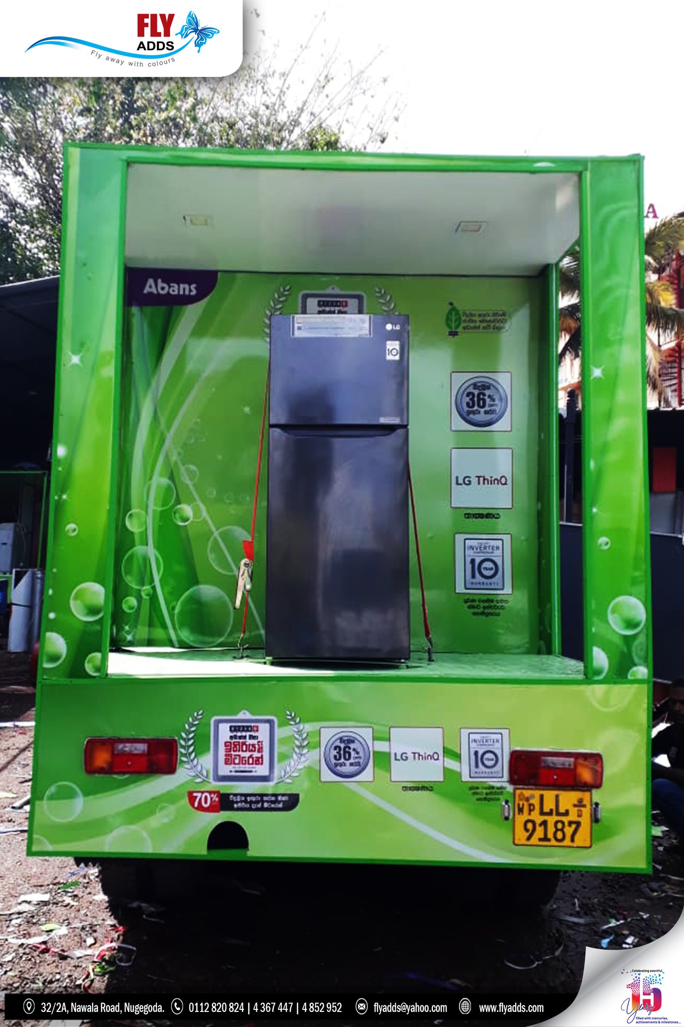 Abans Vehicle Branding – Fly Adds Pvt Ltd